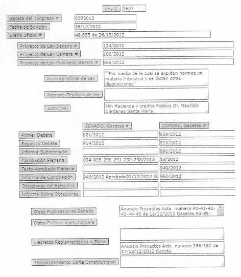 LEY NÚMERO 121 DE 2018 CÁMARA 14-11-2018 | Cr Consultores
